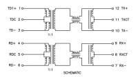 China HX1323NL Ethernet Magnetic Transformers MODULE XFRMR LAN 10/100B-TX SMD for sale