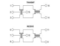 China H1100NL Telecom Transformer 1500VrmsIsolation Voltage 1.1dB Surface Mount for sale
