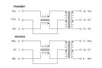 China H2260NL , H2260NLT / LP41608NL XFRMR MODUL 1PORT POE 1:1 10/100 for sale