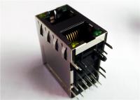 China 6368011-8 Modular Jack 2X1 Stacked Rj45 8 POSITION CAT 5 Shielded 6368011-9 for sale