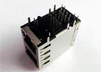 China 6368011-2 , 6368011-3 Dual Port 2X1 Stacked Rj45 Female Jack 8 POSITION for sale