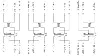 China H1270NL , H1270NLT MODULE XFRMR DUAL ETHER 1:1 10/100Base-TX Lan 24P for sale