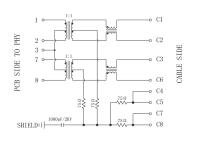 China LU1S041X LF RJ45 Female Jack LPJ0013DNL 10/100M Networking No LEDs for sale