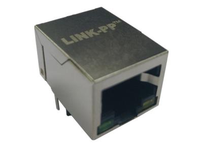 China SI-60127-F , LPJ0011HENL Jack Rj45 Socket 10/100BaseT, 1X1, G/Y, Tab Down, RoHS for sale