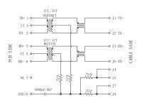 China SI-60127-F , LPJ0011HENL Jack Rj45 Socket 10/100BaseT, 1X1, G/Y, Tab Down, RoHS for sale