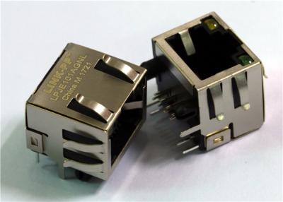 China RJHSE5381 | JW101A7R RJ45 Modular Jack , LPJE101AGNL 8P8C Shield w/LED for sale