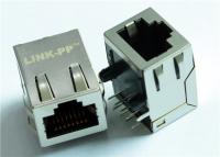 China Tyco 6605810-1 Magnetic RJ45 Jack 1000Base-T Schematic Without LEDs LPJG16506CNL for sale