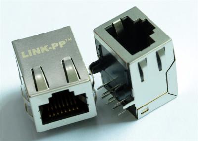 China Tyco 6605810-1 Magnetic RJ45 Jack 1000Base-T Schematic Without LEDs LPJG16506CNL for sale