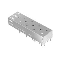 China 2227023-1 SFP Cage Connector 1x1 Port Right Angle Shielded No Light Pipe for sale