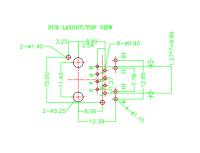 China 45° Angle Single Port PCB connector Rj45 to Ethernet 8P8C Shielded With LED for sale