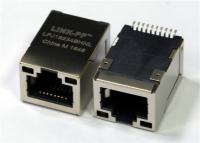 China 8ways 10/100BT Magnetic Rj45 SMT Connector Shielded W/LED G-Y RoHS LPJ19234BHNL for sale