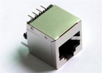 China LPJE601XDNL Cat 5e Top Entry RJ45 Modular Jack 16.4mm Height for sale