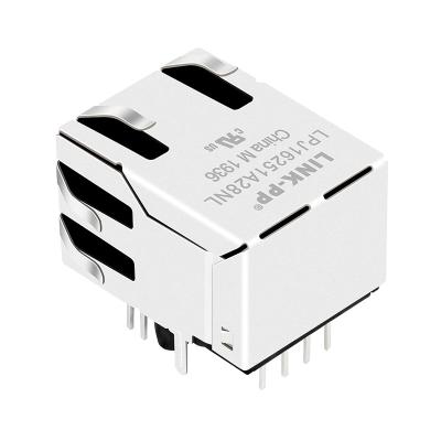 China Rj45 Connector Types C-1605752-1 100Base-T LPJ16251A28NL Fast Ethernet for sale