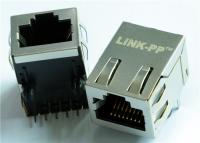 China 10/100Base-T Pulsejack JXD1-0005NL Rj45 Power Over Ethernet 350mA 57V Continuous for sale