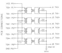 China RM3-1Q6A9V1Q 2x1 Stacked RJ45 1000Base RM2-1Q6A9V1F RM3-1Q6A9V1F LPJG17512A26NL for sale