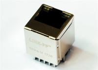 China RV1-1100QP1A Vertical RJ45 Jack 10Position PCB Mounting for 1000Base-T Gigabit for sale