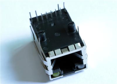 China LPJ2011KONL Pin to MIC2411C-6131T-LF3 Pin 7499011610 Magnetics LED Rj45 Jack for sale