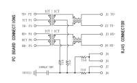 China LPJ2011KONL Pin to MIC2411C-6131T-LF3 Pin 7499011610 Magnetics LED Rj45 Jack for sale