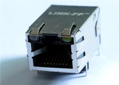 China ARJ11D-MDSD-A-B-FLT2 10/100 Base-T LAN RJ45 With Integrated Magnetics for sale
