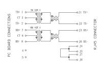 China ARJ11D-MDSD-A-B-FLT2 10/100 Base-T LAN RJ45 With Integrated Magnetics for sale