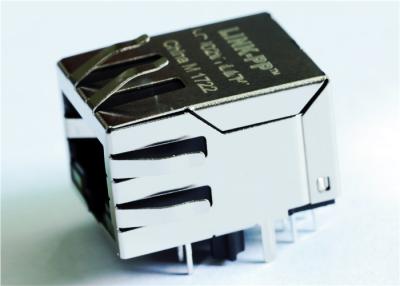 China ARJC02-111008B RJ45 Single Port 10/100 Base-Tx Tap Down RJ45 with LED for sale