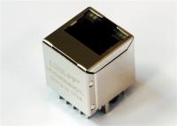China 2301995-4 Vertical RJ45 Top Entry 180° Degree PCB Mounting for 1GB Ethernet for sale
