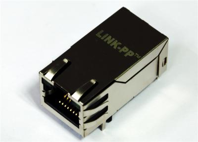 China 1GB POE Magnetic RJ45 Jack RT5-3673K24Q 100/1000Base-T Shield w/LEDs for sale