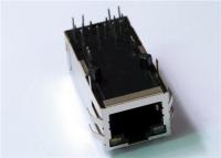 China 1GB POE Magnetic RJ45 Jack RT5-3673K24Q 100/1000Base-T Shield w/LEDs for sale