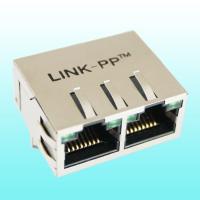 China 90 Degree Multi-port Modular RJ45 Jacks For Telephone Network XRJM-S-02-8-8-0 for sale