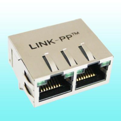 China 90 Degree Multi-port Modular RJ45 Jacks For Telephone Network XRJM-S-02-8-8-0 for sale
