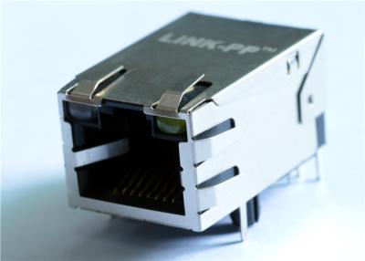 China RJMG163128101NR Magjack Rj45 With Integrated Magnetics and Leds Lan 10/100mbps for sale
