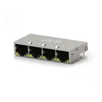 China Shielded 1x4 Low Profile RJ45 Connector 1888251-1 1888251-2 1888251-5 for sale