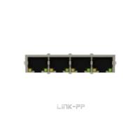 China Shielded 1x4 Low Profile RJ45 Connector 1888251-1 1888251-2 1888251-5 for sale
