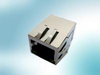 China 100base Mounted PCB RJ45 Single Port / 8 Pin RJ45 Connector 13F-67CGYDS2NL for sale