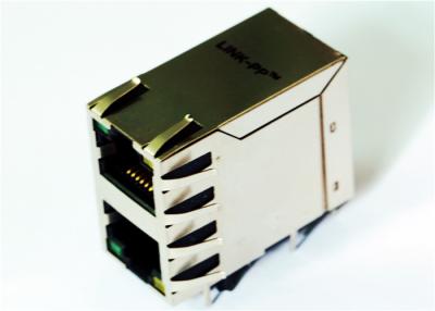 China 0845-2D1T-H5 CONN MAGJACK 2PORT 10/100 Base-T , AutoMDIX Shielded LPJ17633ADNL for sale
