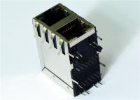 China 0845-2D1T-H5 CONN MAGJACK 2PORT 10/100 Base-T , AutoMDIX Shielded LPJ17633ADNL for sale
