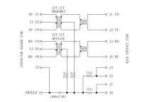 China 0845-2D1T-H5 CONN MAGJACK 2PORT 10/100 Base-T , AutoMDIX Shielded LPJ17633ADNL for sale