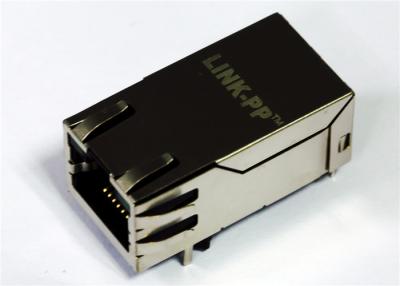 China HFJT1-1GHP-L11RL Conn RJ-45 F 8 POS 2.54mm Solder RA Thru-Hole 20 Terminal 1 Port for sale