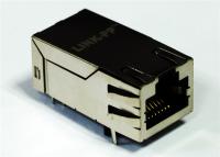 China HFJT1-1GHPRL 1000Base-T Tab-Up Gigabit POE Plus Magnetic RJ45 Connector Shielded for sale
