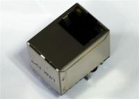 China 7499110123 Vertical Magnetic RJ45 Jack , 2.54mm Pitch 10/100/1000 BaseT for sale