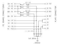 China Connector SI-52007-F 10/100BT Magjack POE+ 10/100 tab up G/Y LEDS for sale
