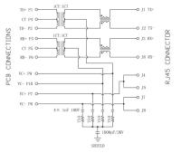 China 10/100 Base HUB POE RJ45 Connector 90 Degree LPJ1153AHNL IEEE802.3af(at) for sale