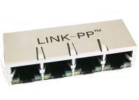 China 10/100/1000M Multi-port RJ45 with / without LEDs Side Entry , SJT-140 for sale