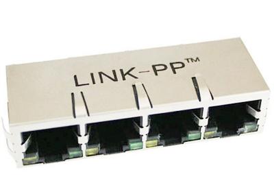 China 10/100/1000M Multi-port RJ45 with / without LEDs Side Entry , SJT-140 for sale