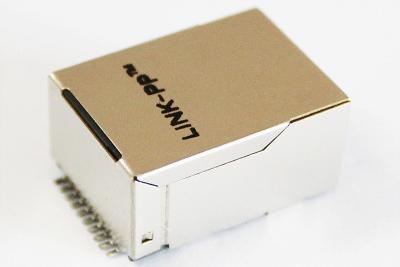 China Modular Jacks 10 Pin SMT RJ45 Connector with Filter IEEE 802.3af/at for sale