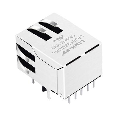 China 7499211123A POE Magnetic Rj45 10/100Mbps LPJ0123GDNL Shielded With LEDs for sale
