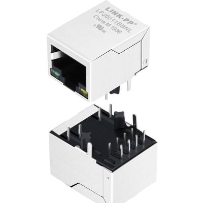China J0011D01BNL 10/100Base-T Magnetic RJ45 Connector LPJ0011BBNL for sale