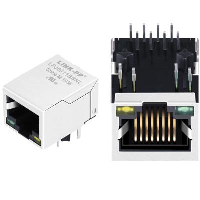 China J00-0045NL 1x1 Magnetic RJ45 Jack 10/100Mbps Ethernet LPJ0011BBNL for sale