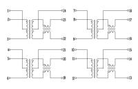 China 1Gigabit PoE SMD Magnetic Modules HB5005HLT HXB5007HLT HB5010HLT for sale