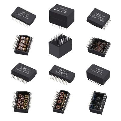 China HB5006HLT HXB5008HLT LAN Magnetic Transformer IEEE 802.3ab/af Standards for sale